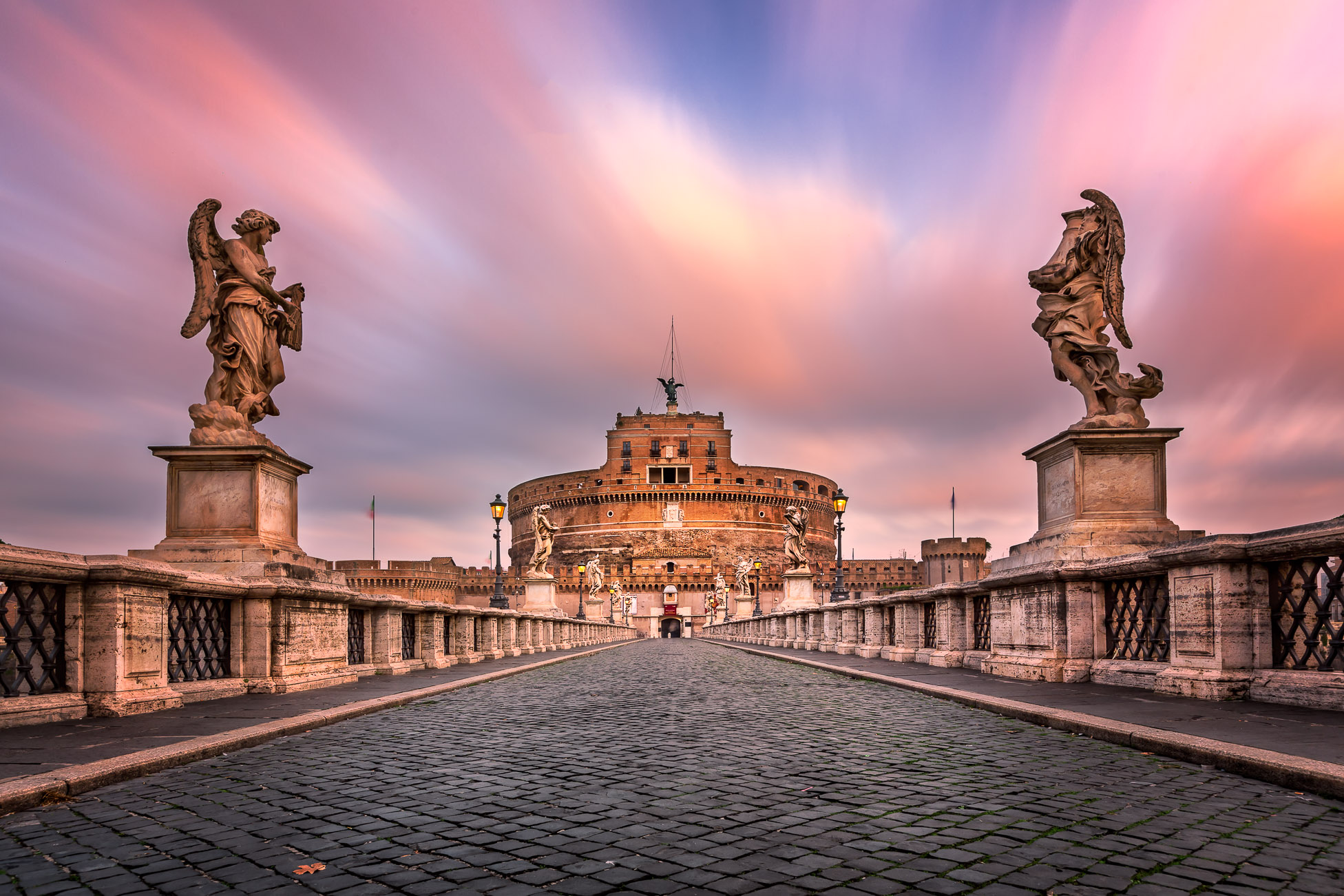Ponte Sant'Angelo in the Morning, Rome - Anshar Photography